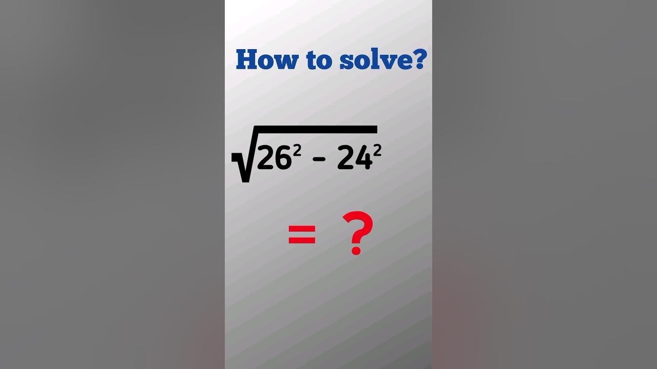 Evaluate Radical Expression - YouTube