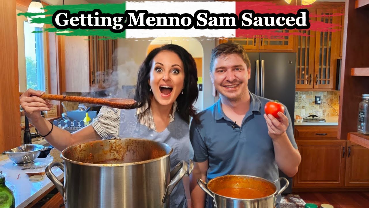 Italian Gets Saucy in a Mennonite Kitchen 🍅 #MennoniteKitchen - YouTube