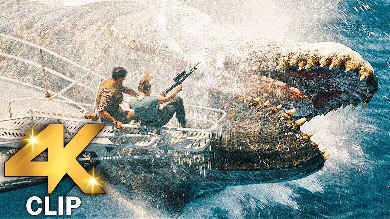 Mosasaurus Attack Scene | JURASSIC WORLD REBIRTH (2025) Movie CLIP 4K ...
