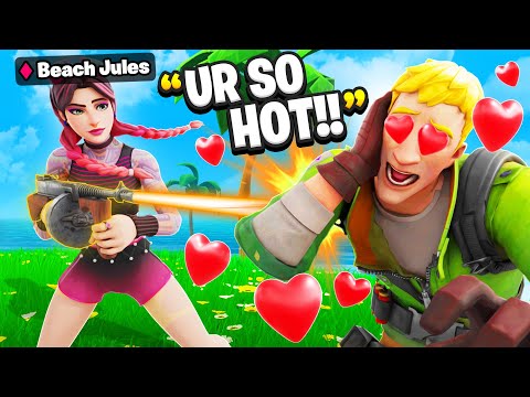 I Trolled With NEW Beach Jules Skin.. (Fortnite)