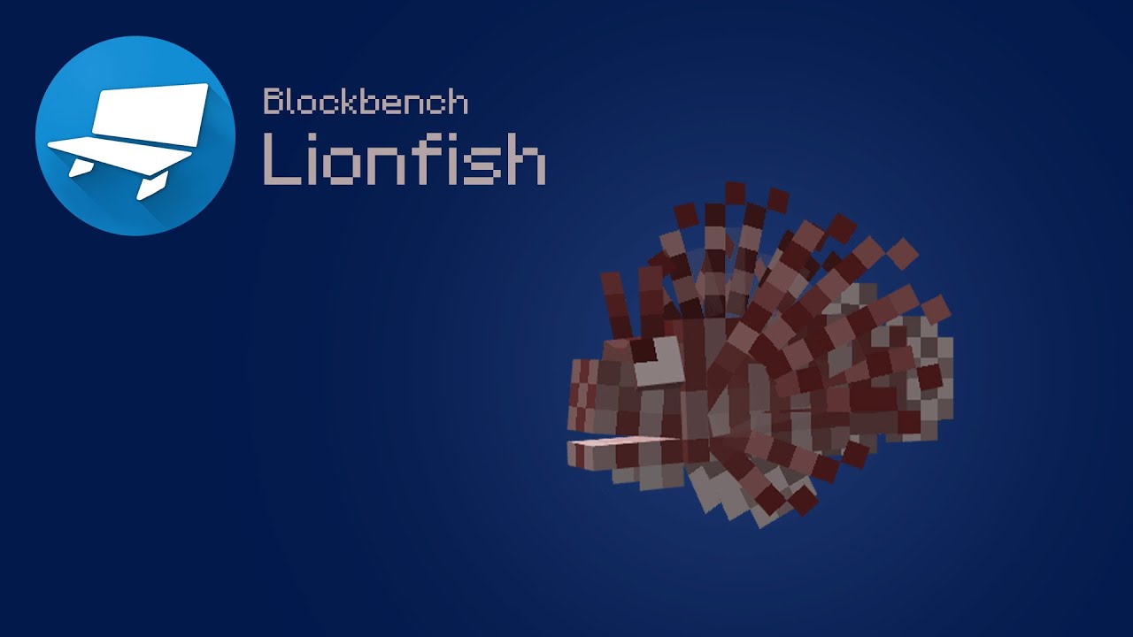 Lionfish - Blockbench Creation Timelapse - YouTube