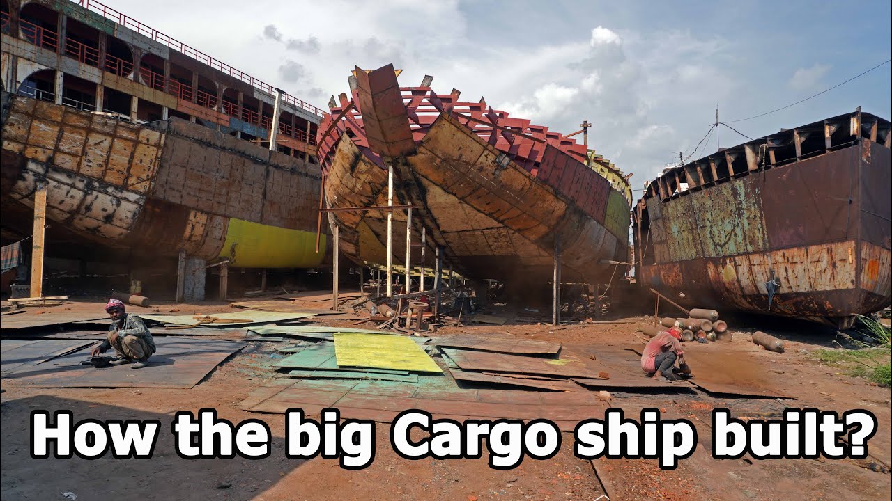 Inside of a cargo ship|| How the big cargo ship is built in Bangladesh ...