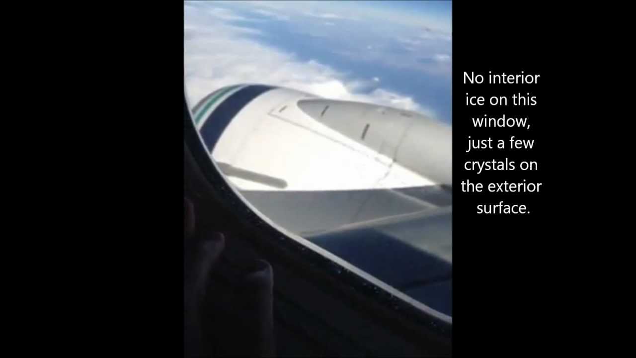 Not Sure...Airplane Window Leak/Pressure? Problem on Alaska Airlines ...