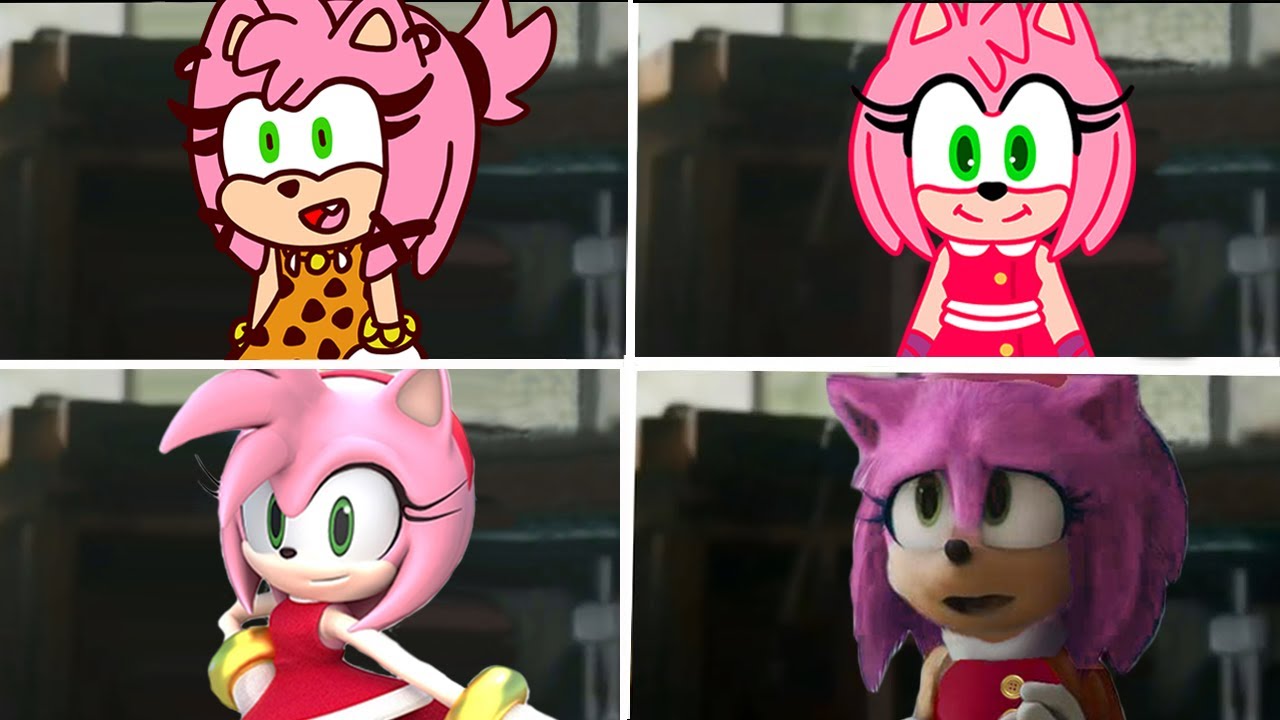 Sonic The Hedgehog Movie AMY SONIC BOOM VS AMY SONIC PRIME Uh Meow All ...
