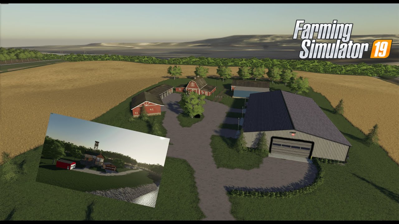 Building a farm and house update | FARMING SIMULATOR 19| - YouTube