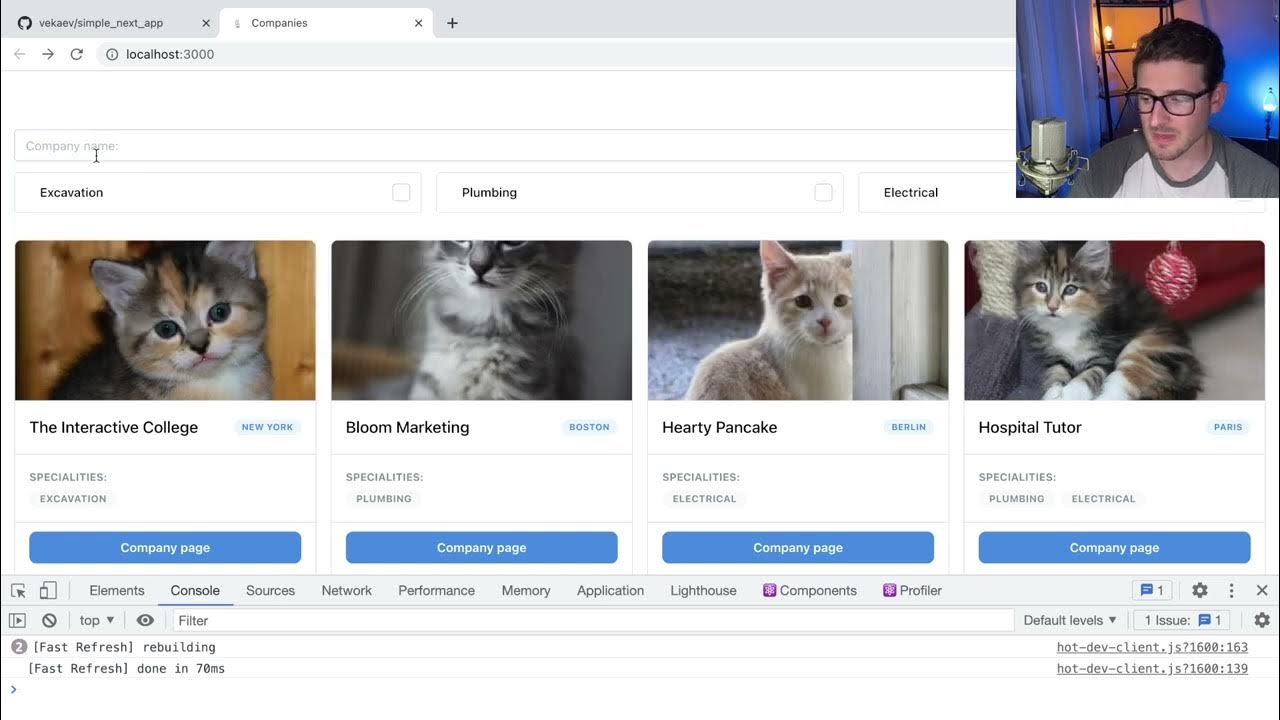 Live refactoring a subscribers Next.js application, plus giving my opinions - YouTube