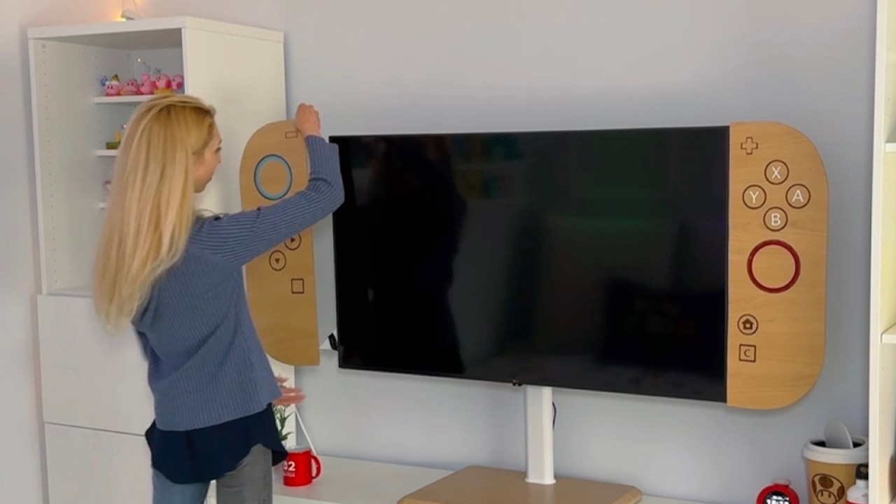 I made a wood TV for Nintendo SWITCH 2 and YOU CAN TOO! - YouTube