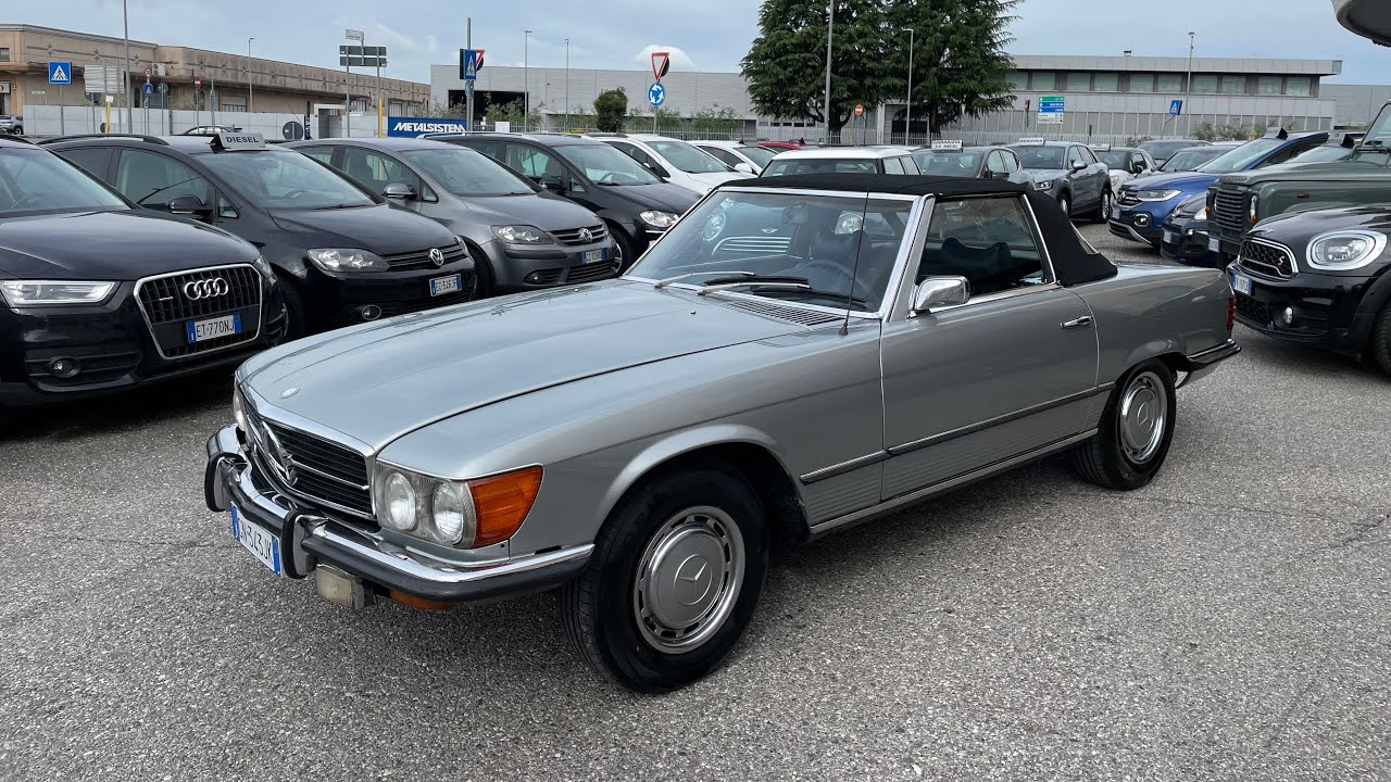 MERCEDES BENZ SL450 R107 V8 218HP AUT 1972 EX USA HARD TOP 60K MPH ...