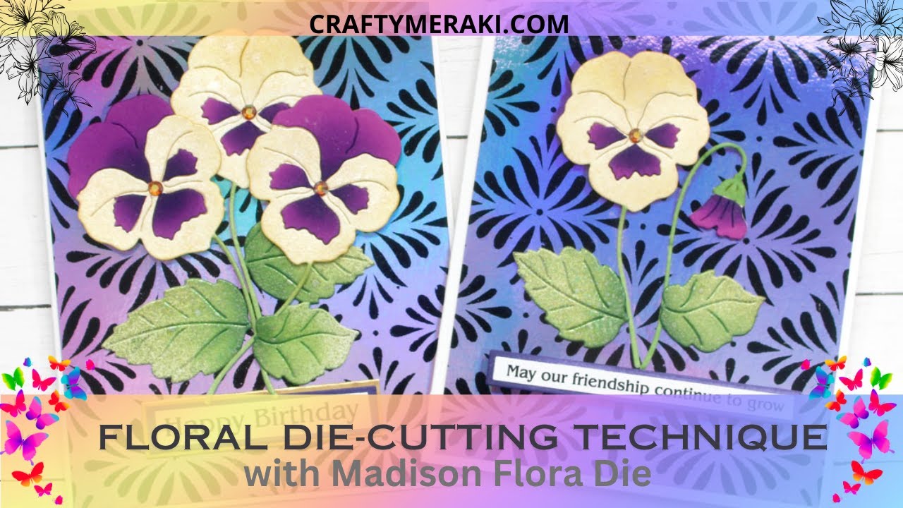 Floral Die Cutting Technique with Madison Flora Die | Floral Die Cut ...