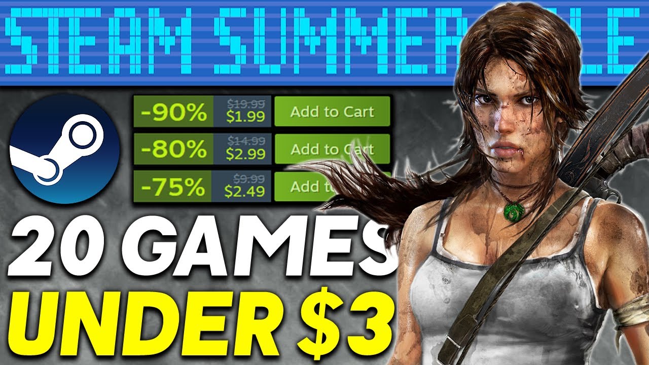 STEAM SUMMER SALE 2023 - 20 AWESOME PC GAME DEALS UNDER $3! - YouTube