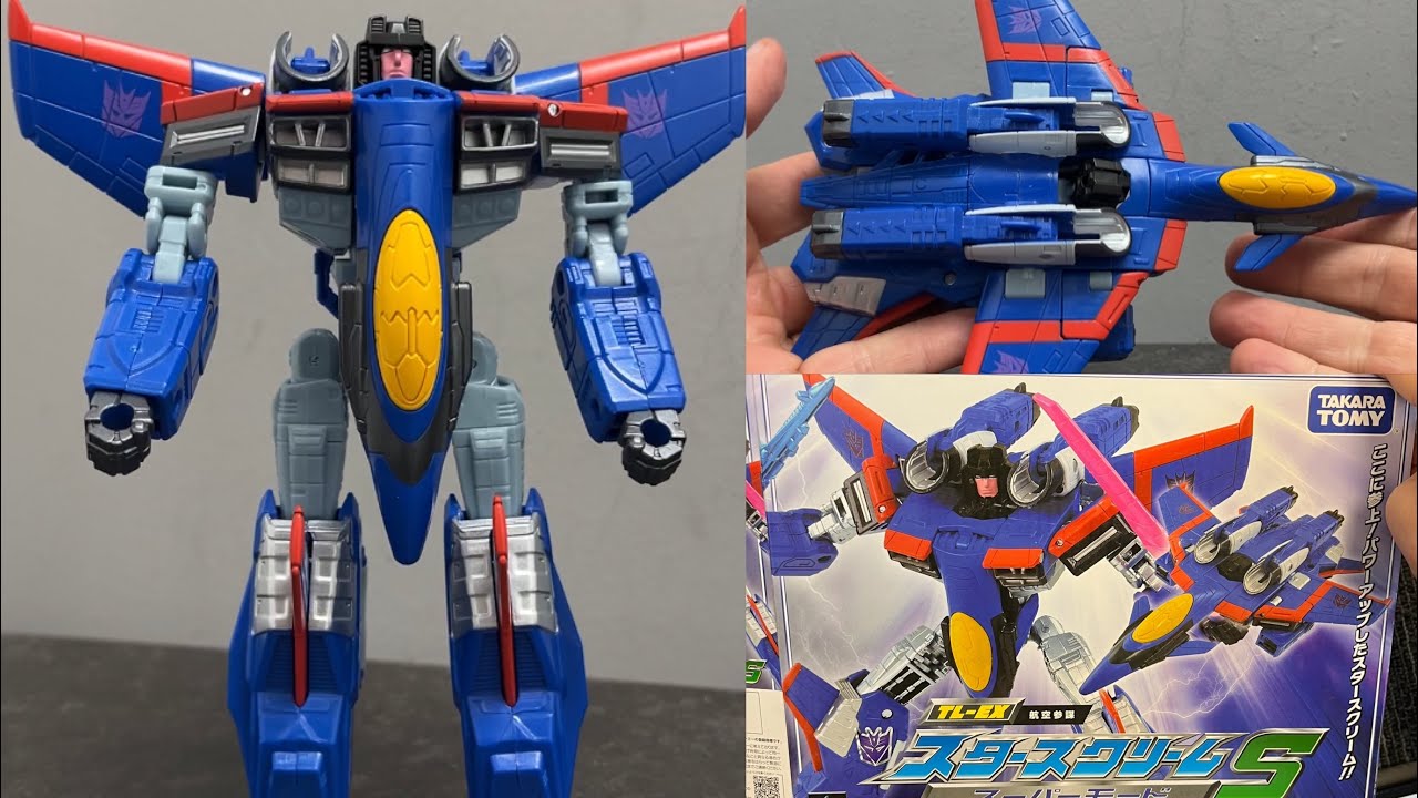 How to transform takara starscream super mode Transformers 40th ...