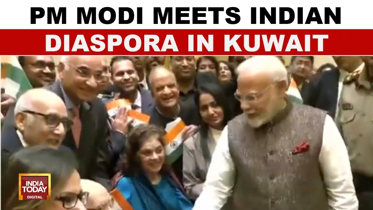 PM Modi In Kuwait: Meets Indian Diaspora At 'Hala Modi' Event | India ...