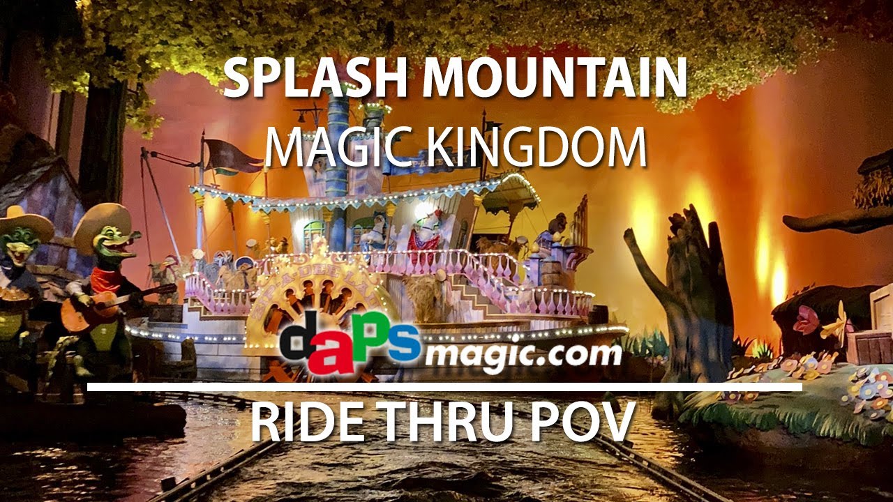Splash Mountain - Magic Kingdom - August 2020 - YouTube