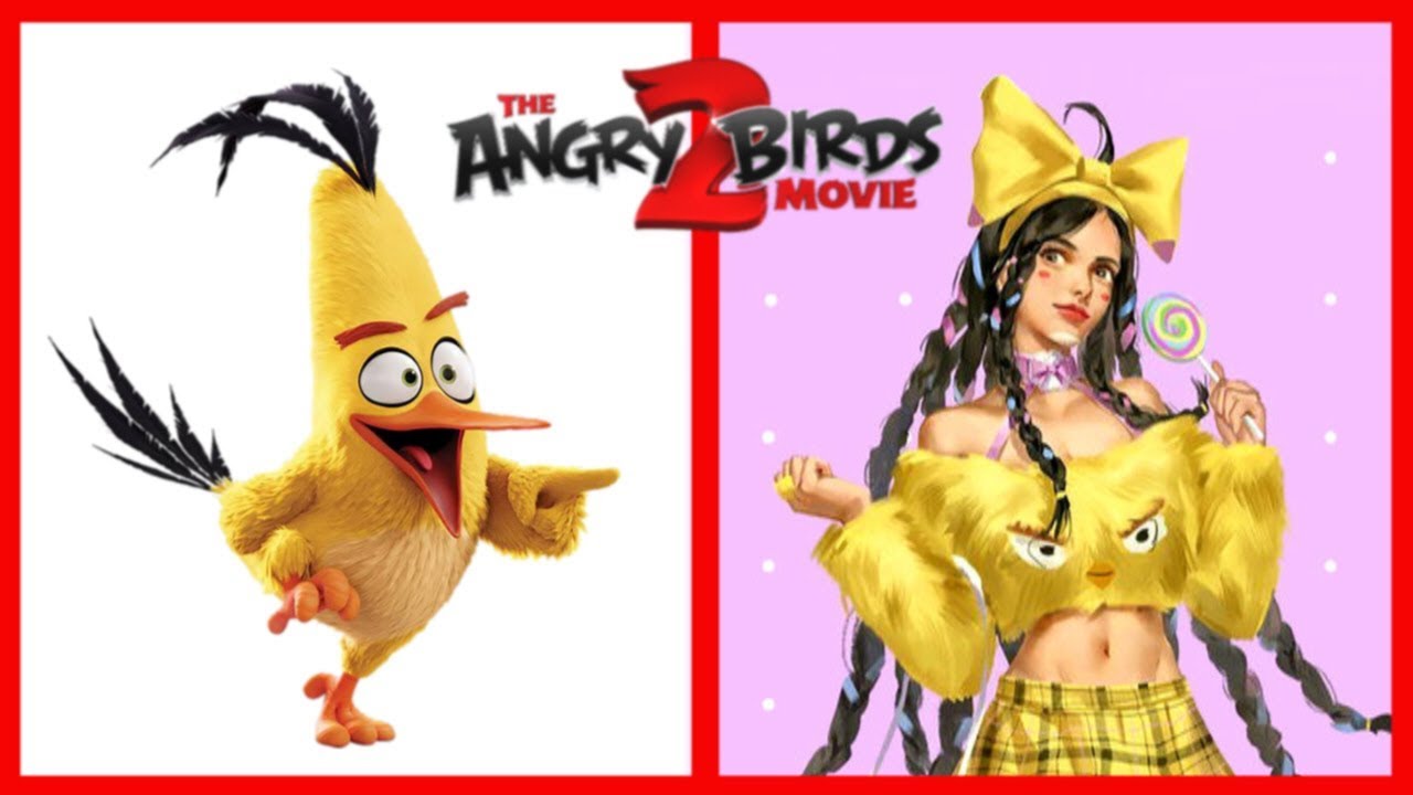The Angry Birds Movie 2 💥HUMANIZED As Girls💥 - YouTube