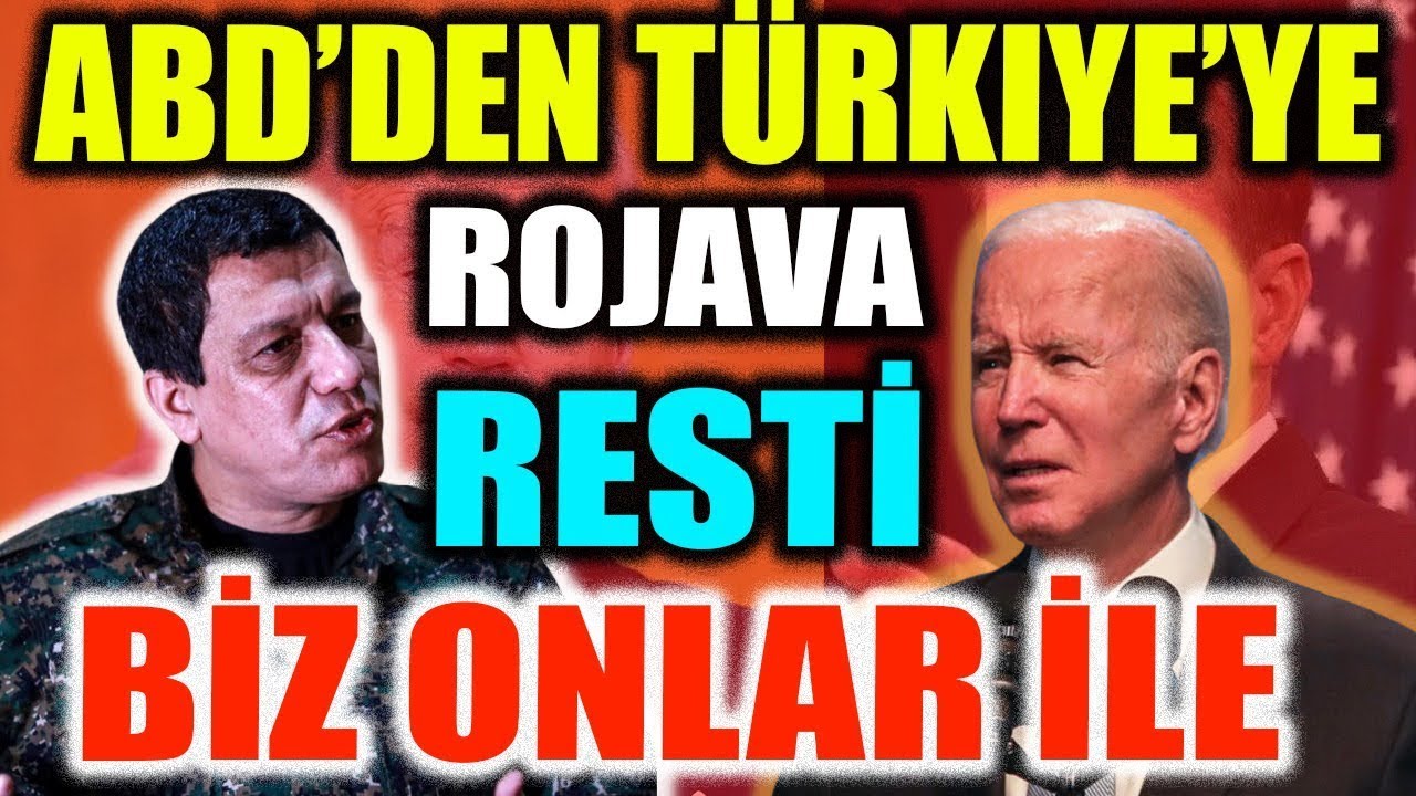 ABD den Türkiye ye Rojava Resti Biz Onlar ile. - YouTube
