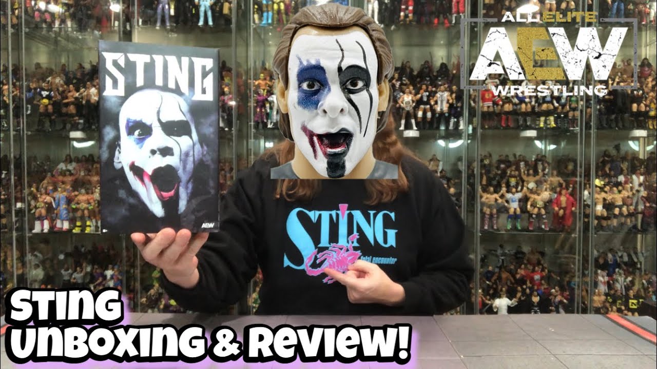 Sting AEW Ringside Exclusive Unboxing & Review! - YouTube