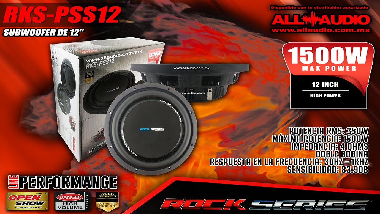 Test - Subwoofer Rockseries RKS-PSS12 - YouTube