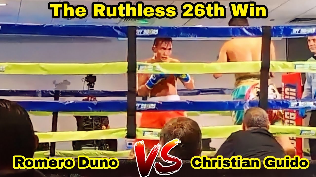FULL FIGHT | Romero Duno Vs Christian Danilo Guido | Tuff Boxing ...
