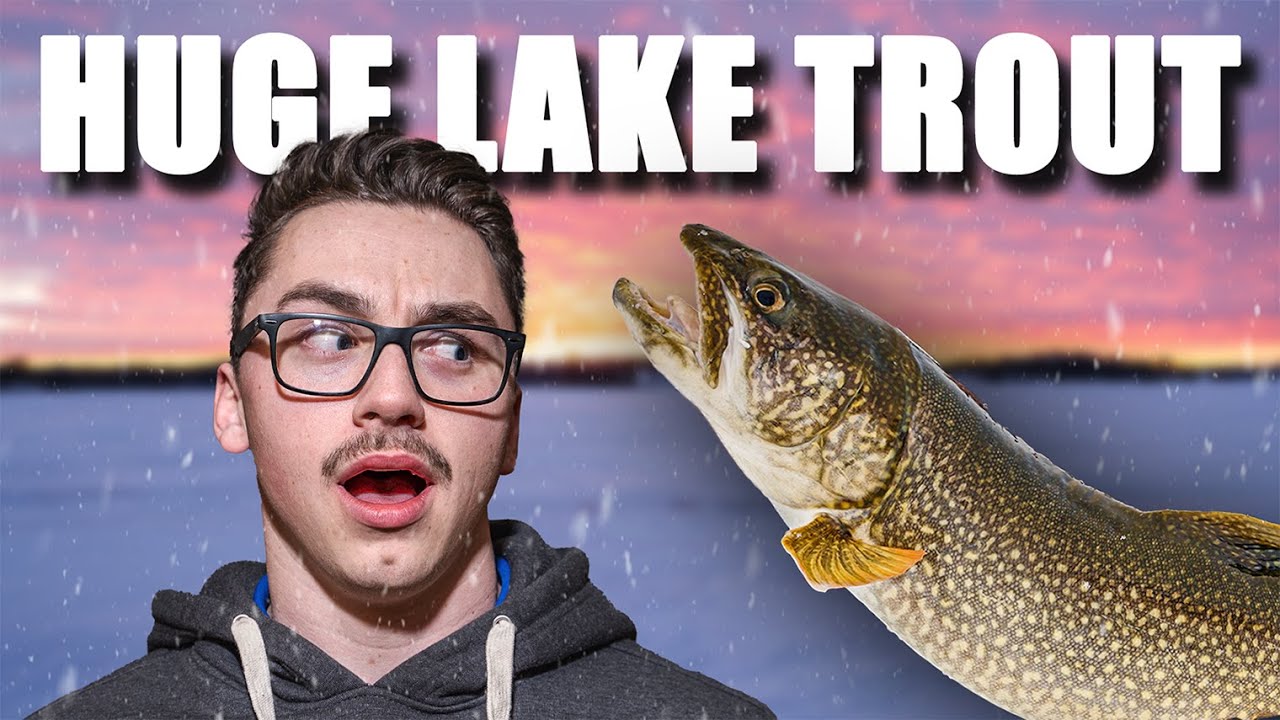 Ice Fishing in CRAZY BLIZZARD For 12 HOURS! - YouTube