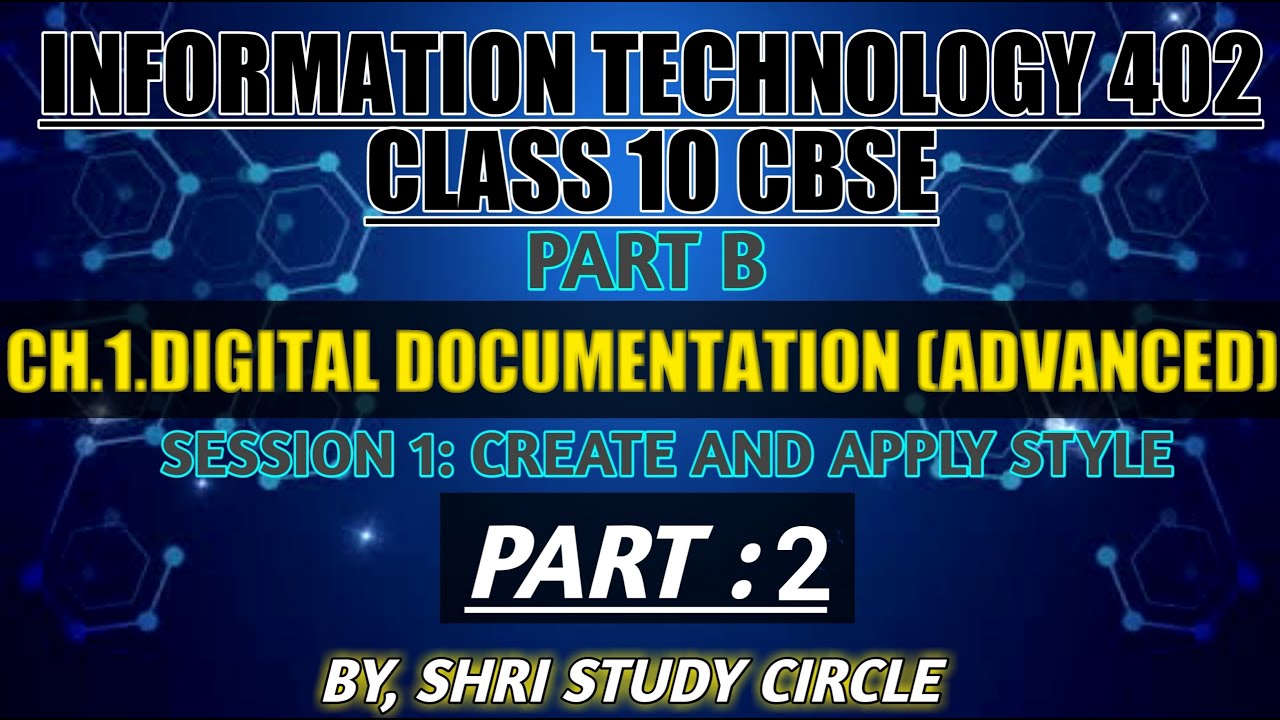 Creating New Style in OpenOffice Ch.1 Digital Documentation Session3 ...
