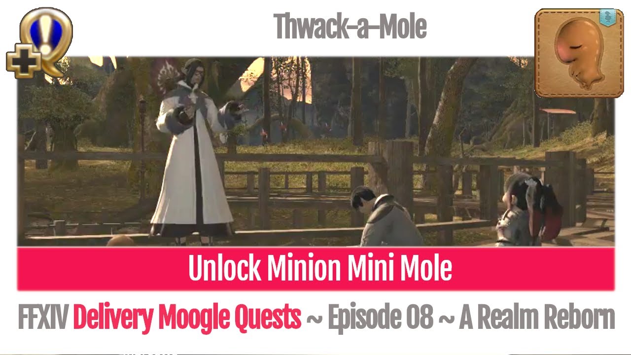 FFXIV Delivery Moogle Quests (Minion Mini Mole, Carrier Level 8 ...