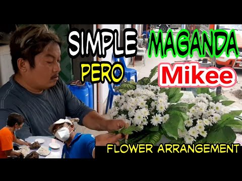SIMPLE pero MAGANDA Flowers Arrangement by: MIKEE - YouTube