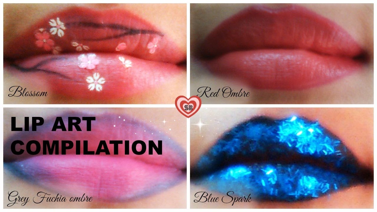 Lip Art Tutorial | Glam Lips | Part 2 - YouTube