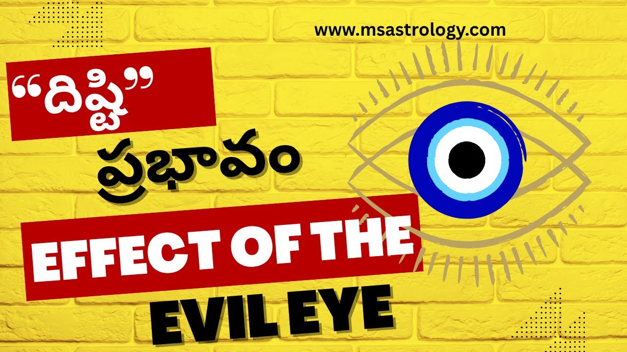 Effects of Evil eye "Disti". #MSAstrology #MSAstroacademy # ...