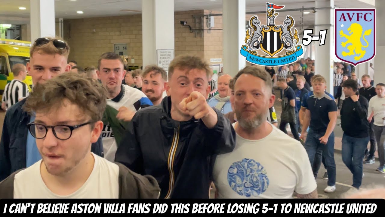 COCKY Aston Villa fans will REGRET DOING THIS after losing 5-1 to ...