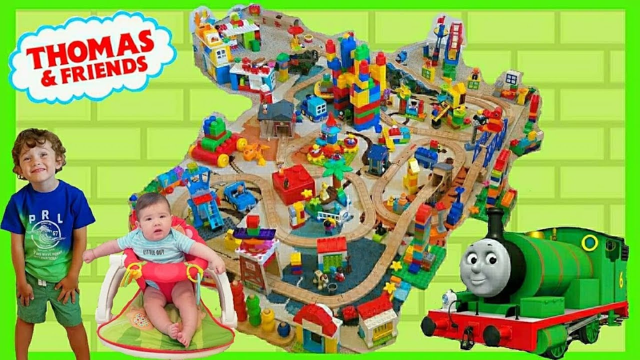 Thomas Lego Duplo Town Toy Track With Percy - YouTube