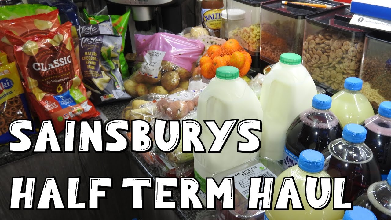 Sainsburys Half Term Haul - YouTube