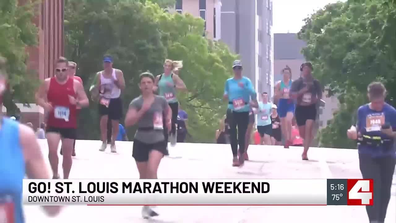 Go! St. Louis Marathon held in downtown St. Louis - YouTube