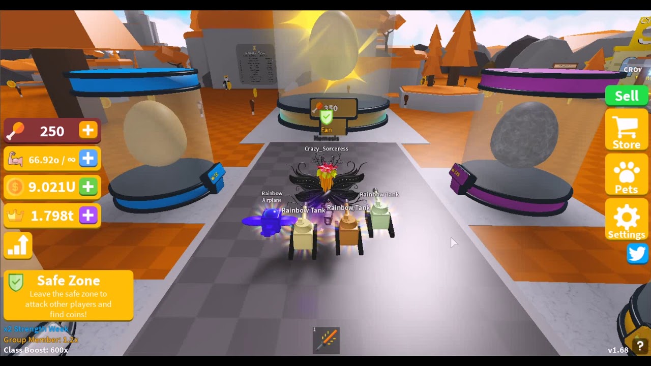 Roblox (Saber Simulator) Троллинг нового обновления по русски - YouTube