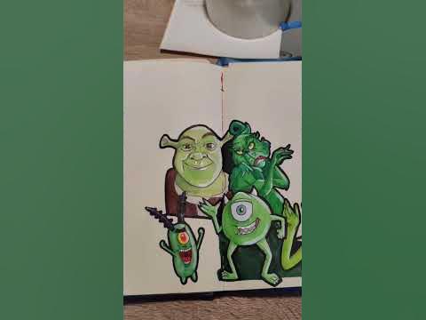 Зелёная страница #art #anime #disney - YouTube