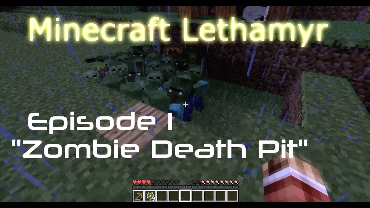 Minecraft Lethamyr #1 "Zombie Death Pit" - YouTube