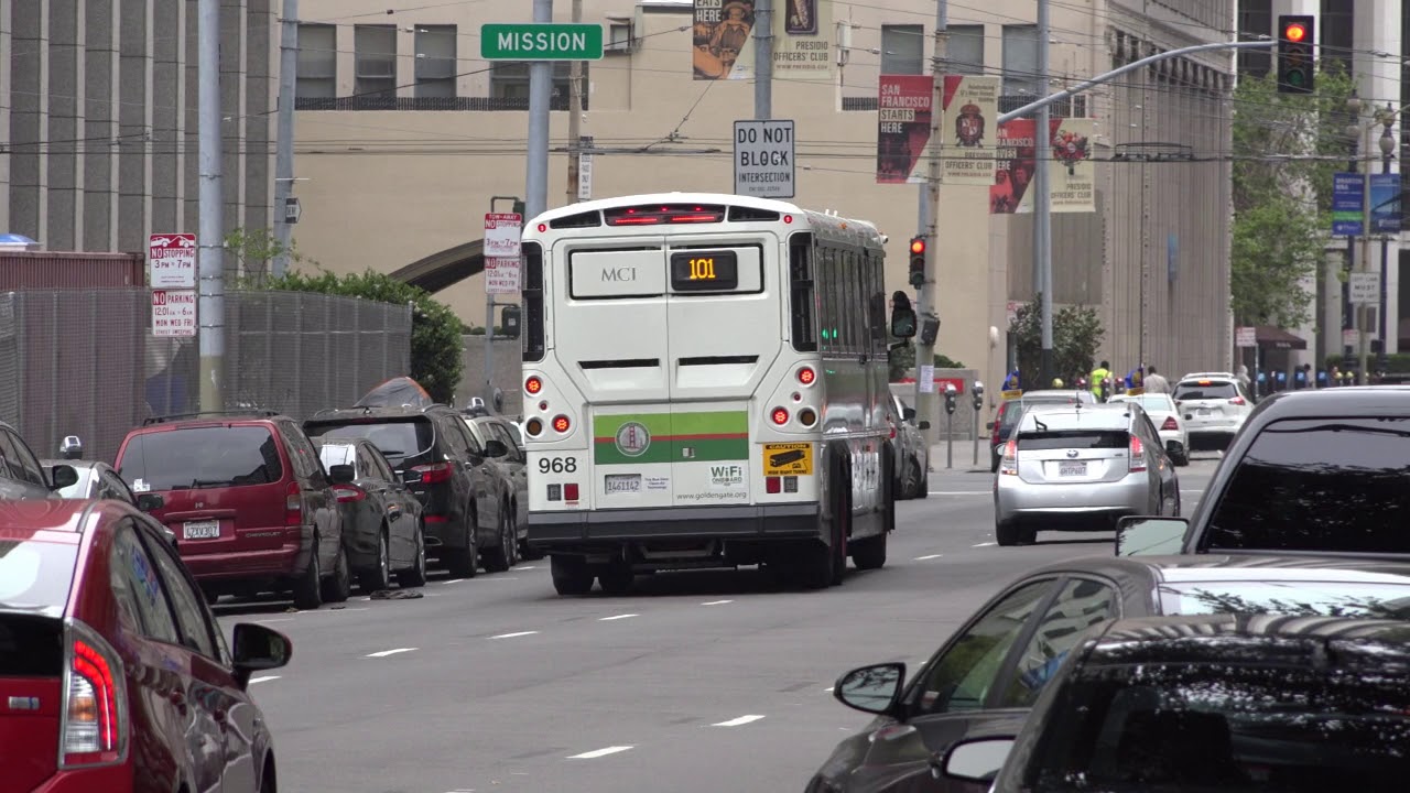 A COMPILATION OF GOLDEN GATE TRANSIT BUS TRAFFIC NEAR SF TEMPORARY ...