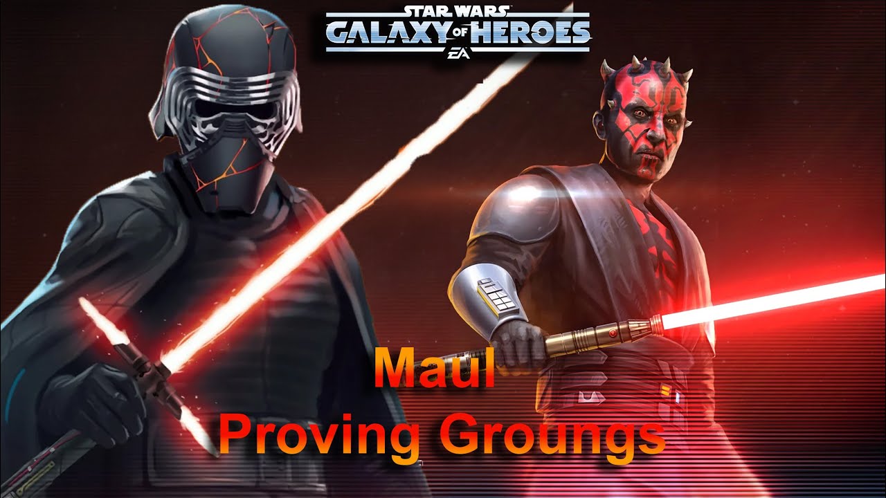 MAUL Proving Grounds with SLKR #swgoh - YouTube