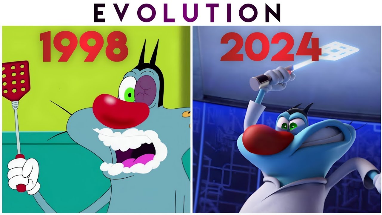 The Evolution of Oggy and the Cockroaches: From (1998 to 2024) Classic ...