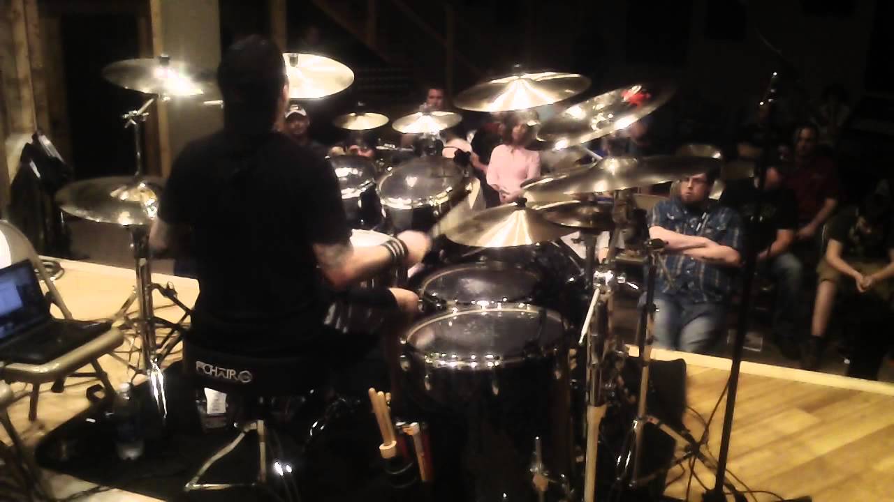 Jason Bittner Improv Drum Solo - 4/2/2015 Drum Clinic Moore's Music ...