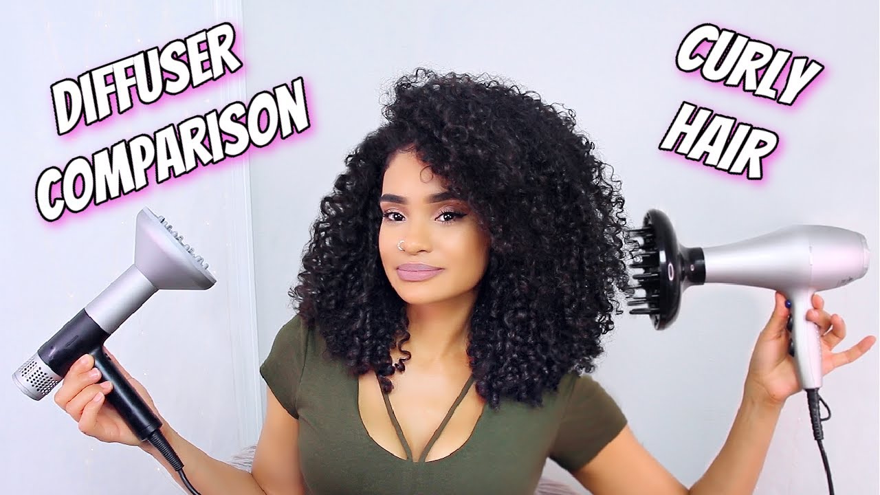 How I Diffuse My Curly Hair + Hair Dryer Comparison! Which Works Better ...