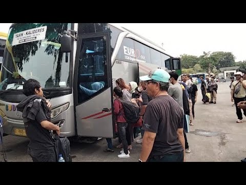 budiman kalideres baru tiba langsung di serbu penumpang, langsung full ...