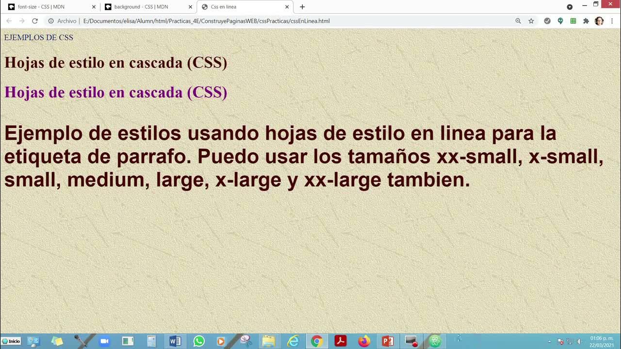 Hojas de estilo en cascada (CSS), en línea - YouTube