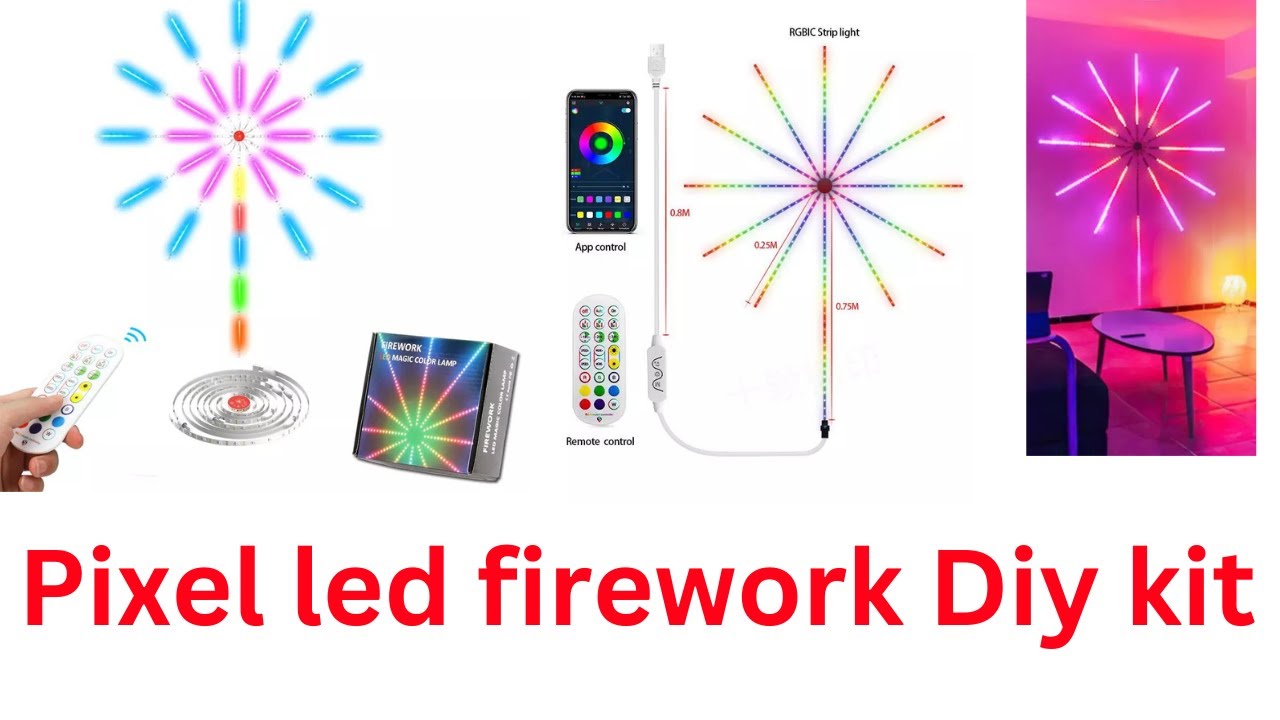 Firework led magic Color lamp | DIY Firework controller | Diwali lights ...
