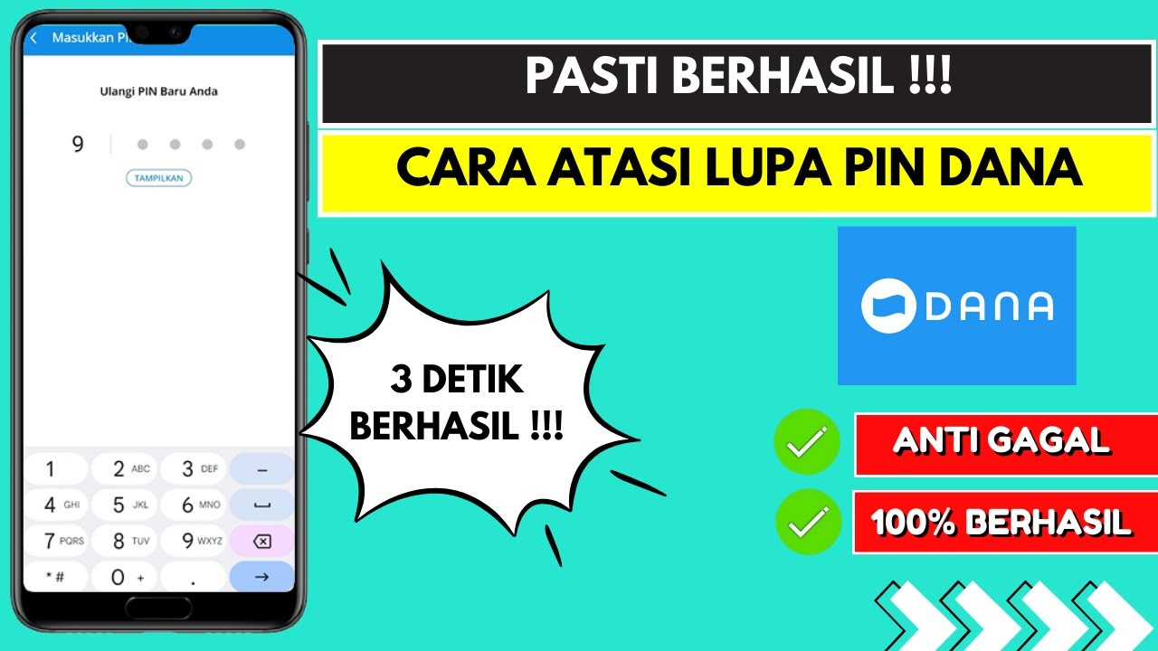 Cara Mengatasi Lupa PIN Dana || Tutorial DANA - YouTube