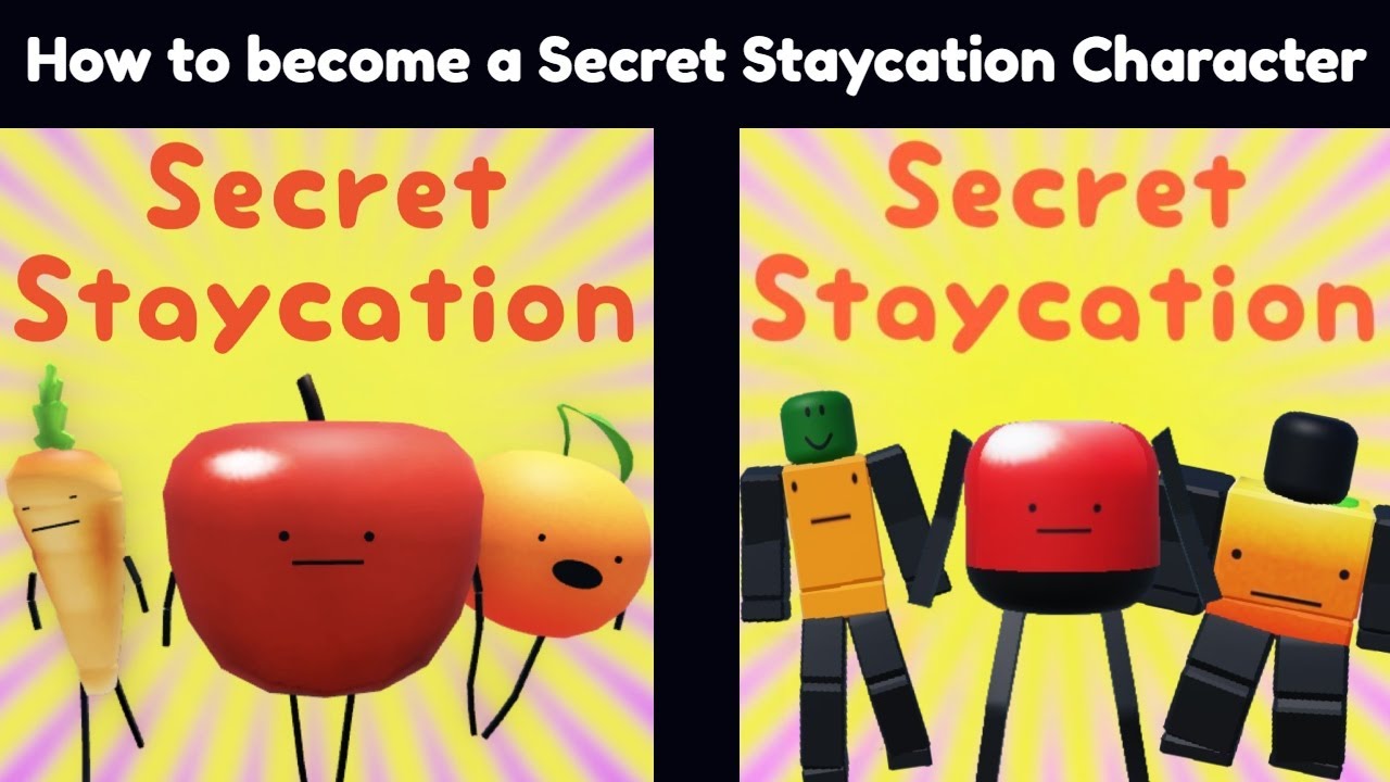How to become a secret staycation character! - YouTube