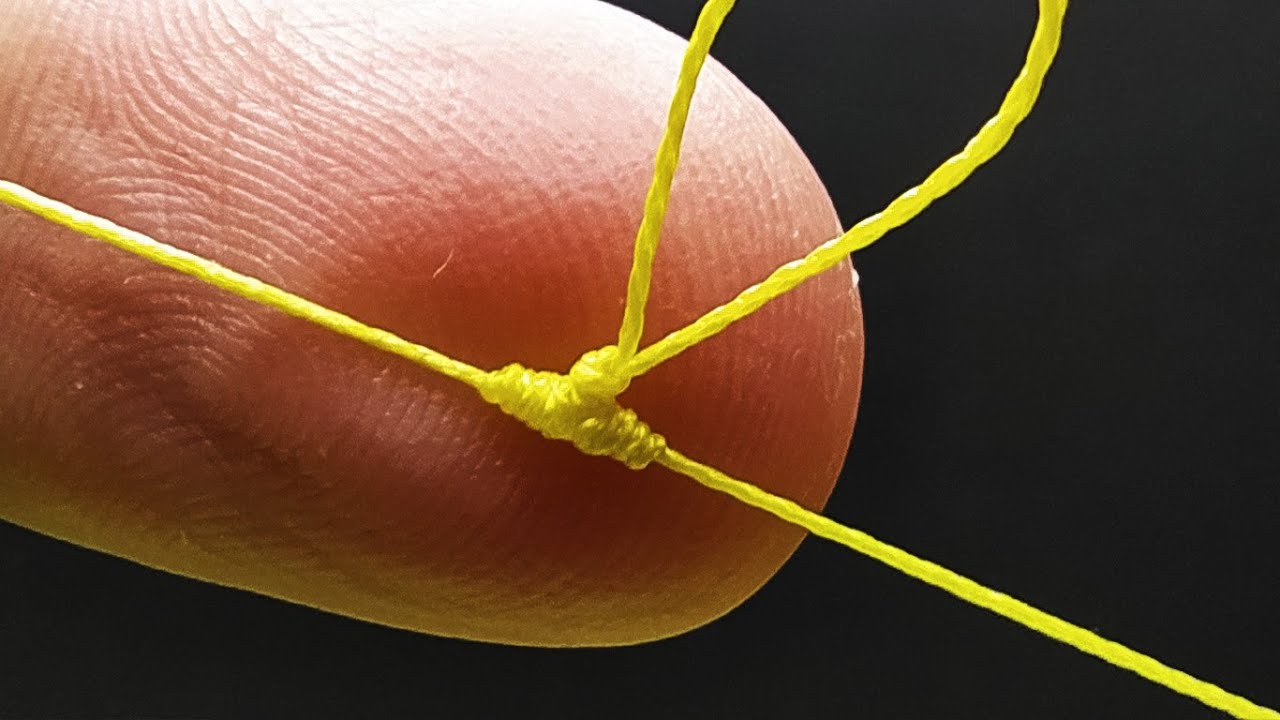 The best fishing knot. Twisted dropper loop. - YouTube