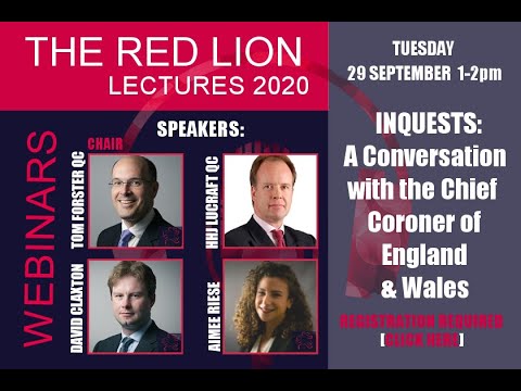 Inquests: A Conversation with the Chief Coroner of England and Wales ...