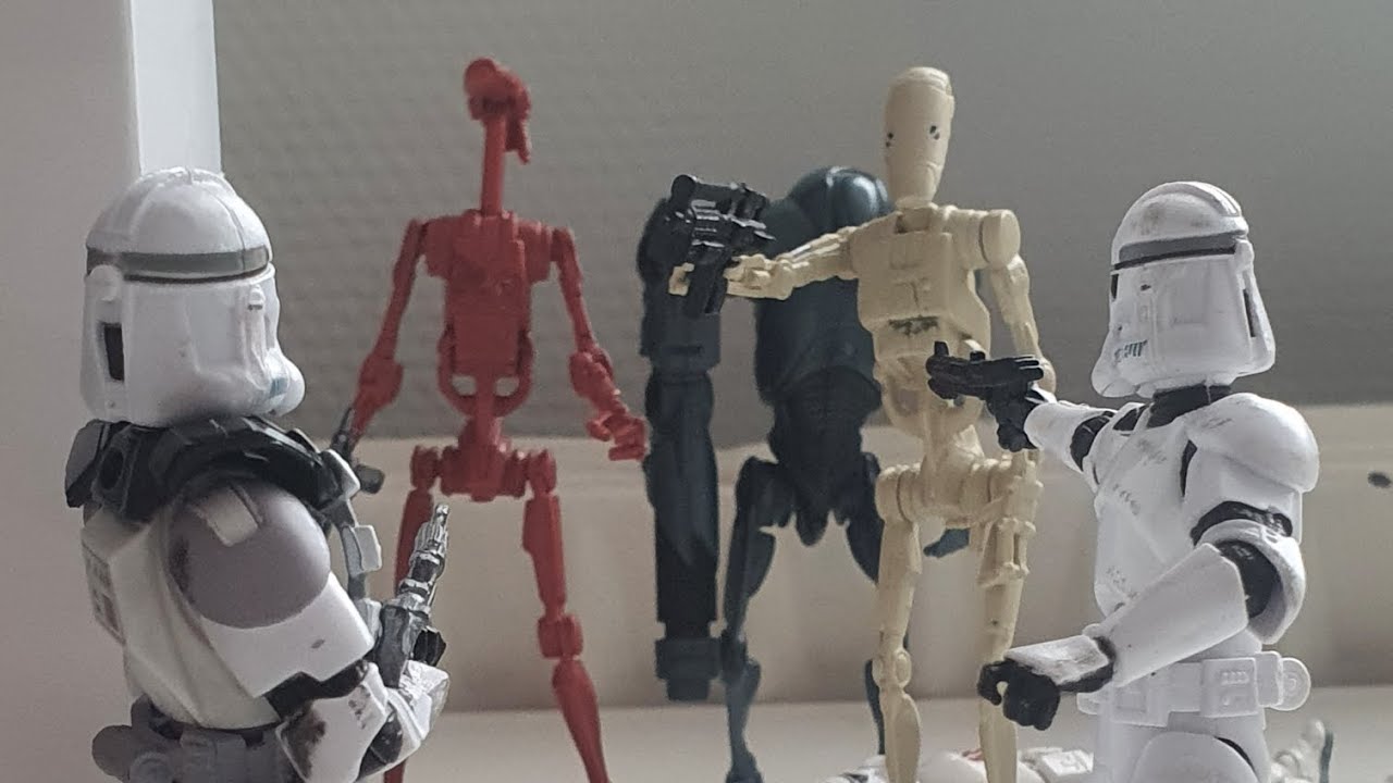star wars the clone wars stop motion (the last one standing) - YouTube