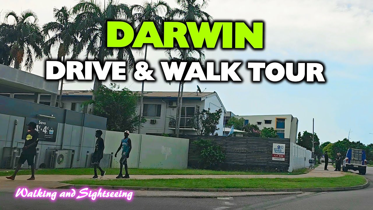 DARWIN NT AUSTRALIA 🇦🇺 DRIVE & WALK TOUR 🚶 COCONUT GROVE 🌴🥥🌴CAR WASH 🚗 ...