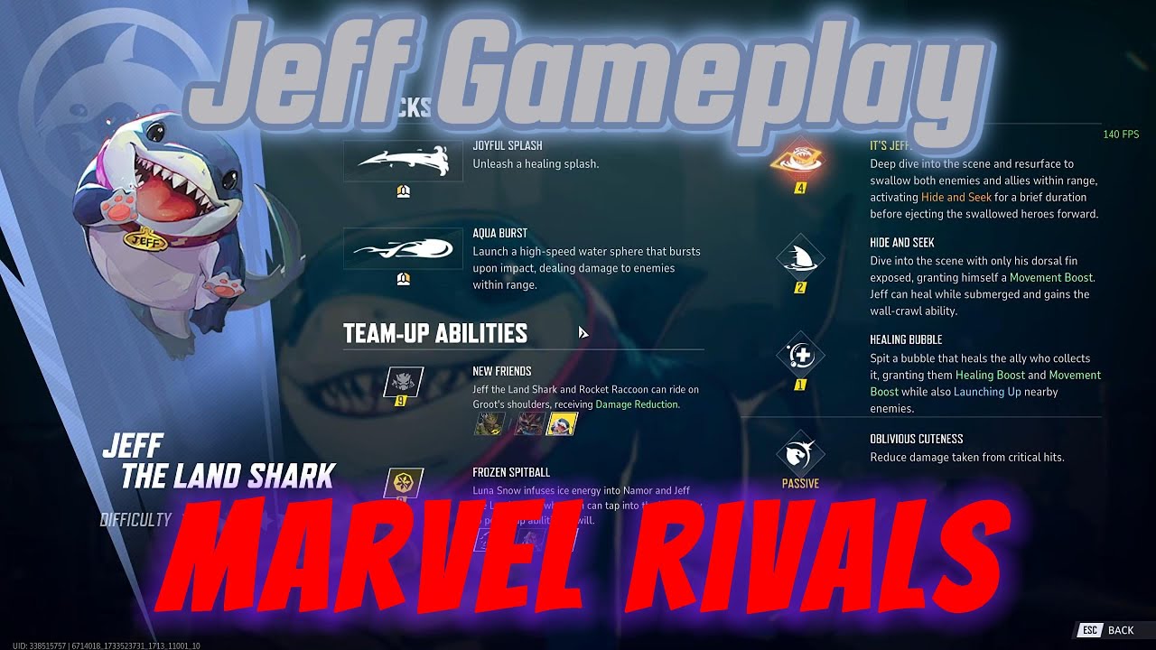 Marvel Rivals | Jeff Gameplay - YouTube